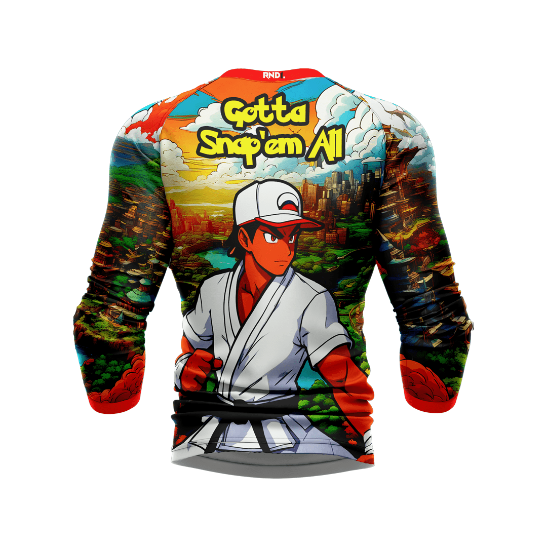 Gotta Snap'em All Rash Guard » RND1 MMA Apparel