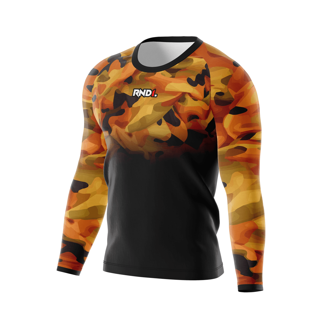 Midnight Camouflage Rash Guard » RND1 MMA Apparel