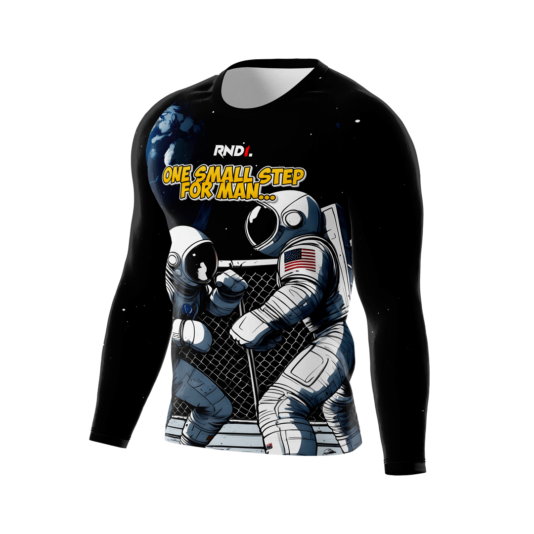 One Giant Step For MMA Rash Guard » RND1 MMA Apparel